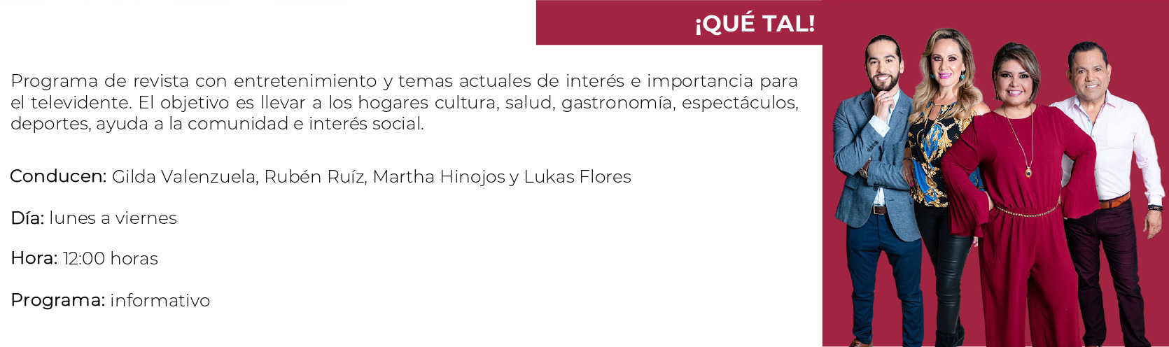 Nuestra Programación - Telemax